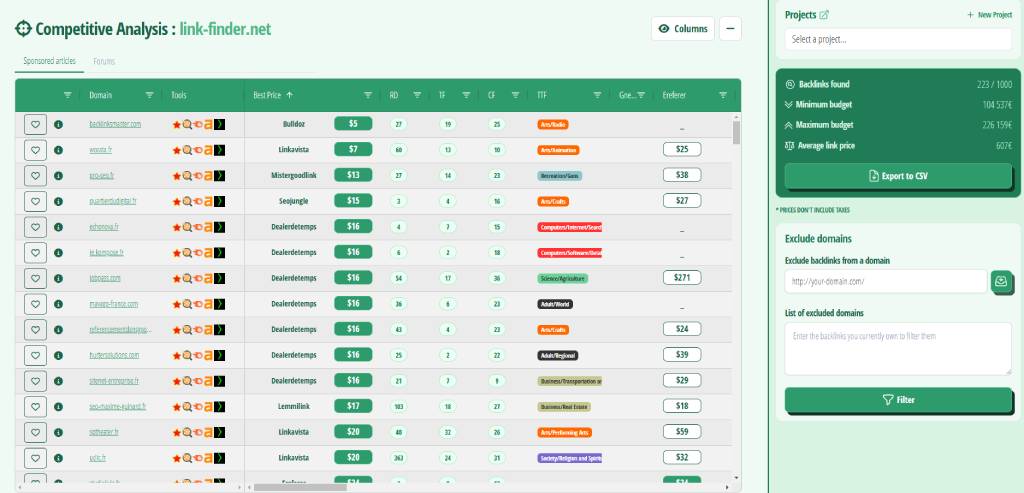Link Finder - Sign In